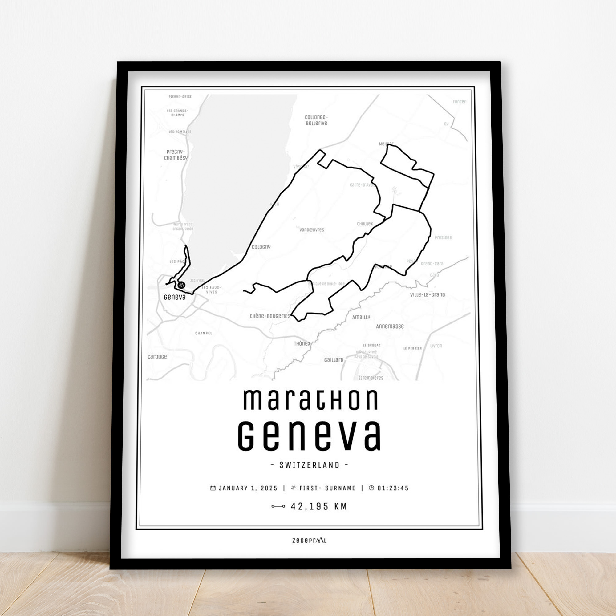 Marathon Geneva – Victory Poster